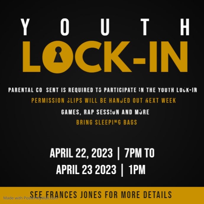 Lock-In | PosterMyWall