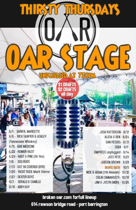 thursday acoustic 2023 | PosterMyWall