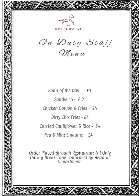 Sunday Lunch Menu (4) | PosterMyWall