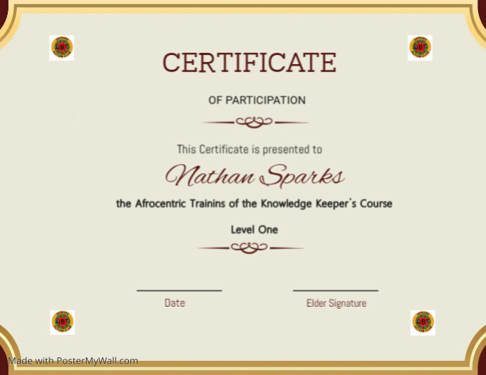 Certificate of Excellence (1) | PosterMyWall