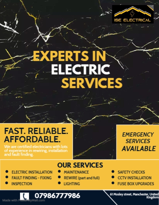 electricity related services advertisement | PosterMyWall
