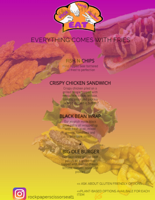 Menu 2024 | PosterMyWall