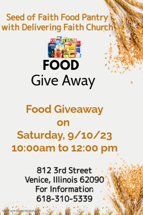 free food giveaway flyer | PosterMyWall
