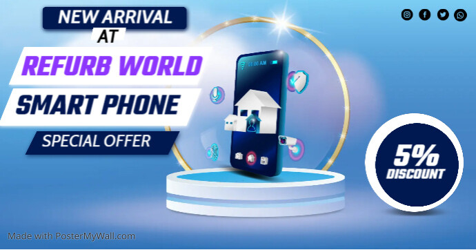 Smart Phone Banner | PosterMyWall