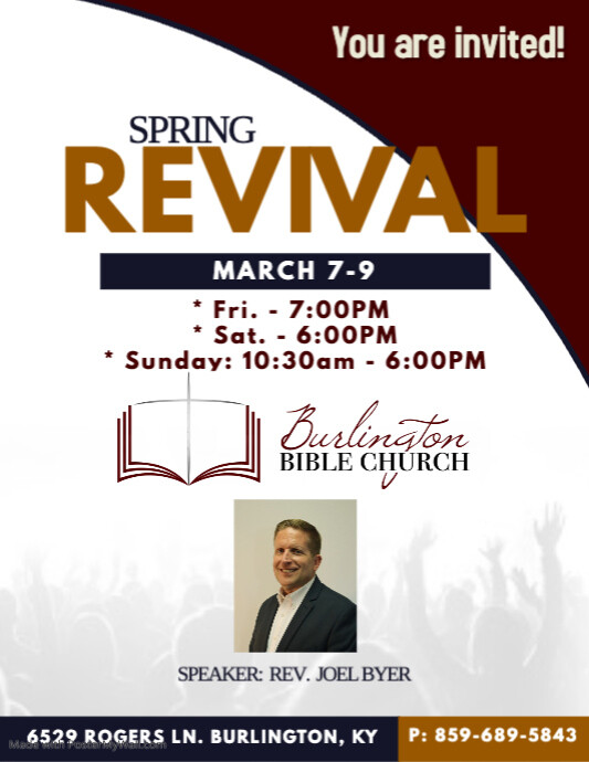 Spring 2020 Revival | PosterMyWall