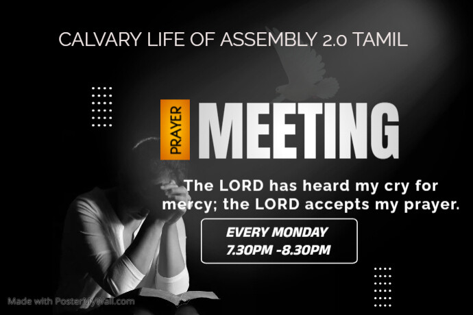 zoom prayer meeting | PosterMyWall