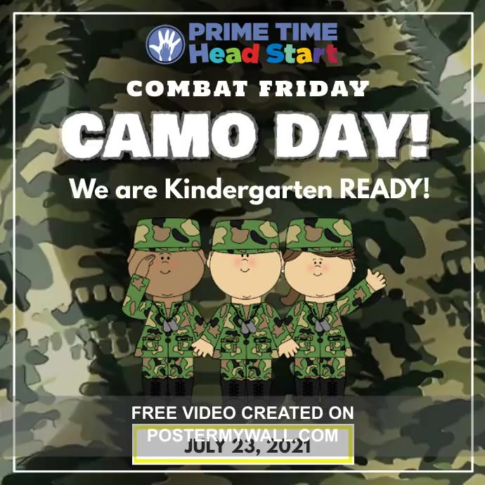 Copy of Copy of Camo military soldier memorial day party | PosterMyWall