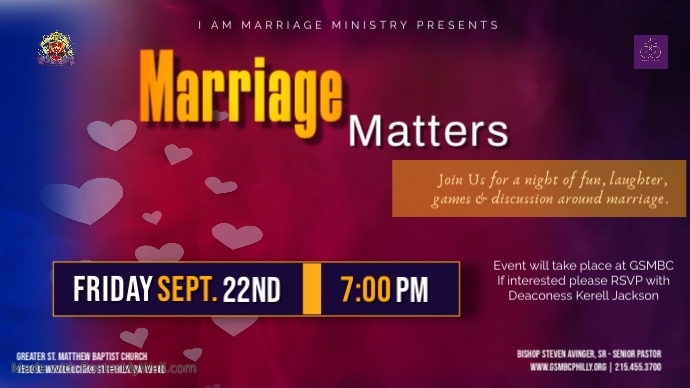 Marriage Conference (1) | PosterMyWall