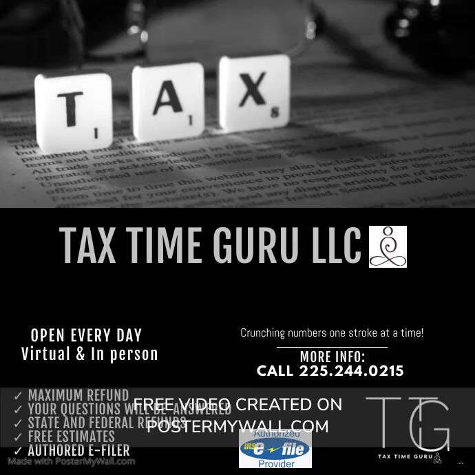 tax service video ad template | PosterMyWall