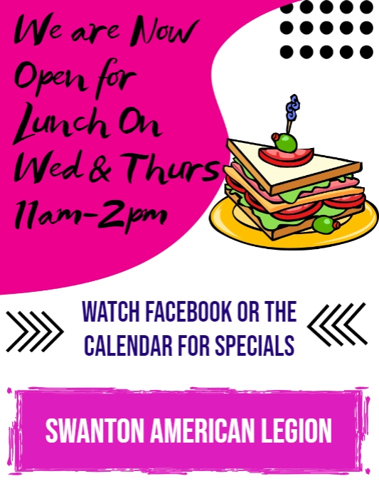 Lunch Hours | PosterMyWall