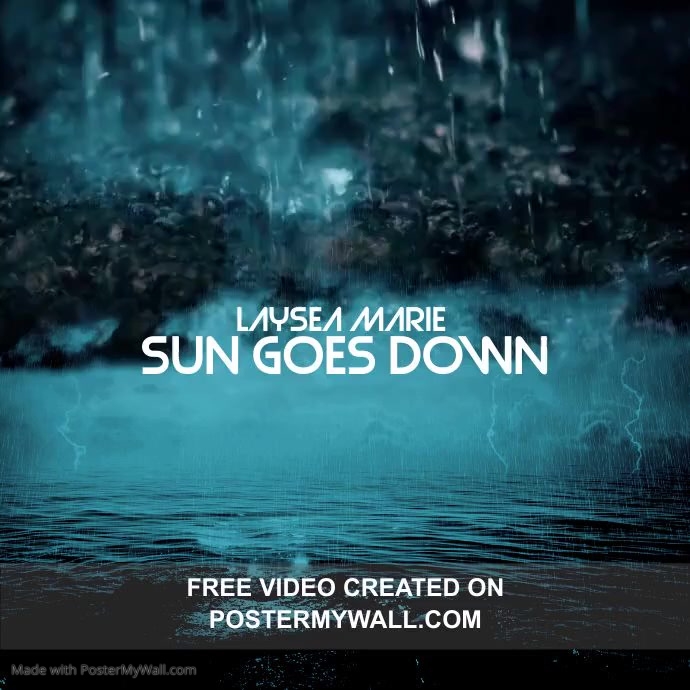 Lightning Strike Storm Rain Album Cover Music | PosterMyWall