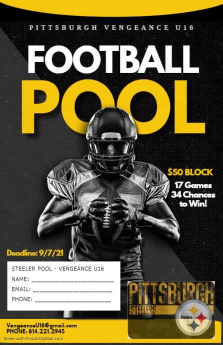 Football Pool | PosterMyWall