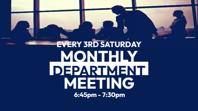 department meeting | PosterMyWall