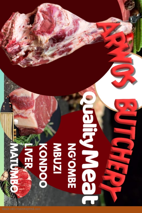 Copy of Meat flyer | PosterMyWall