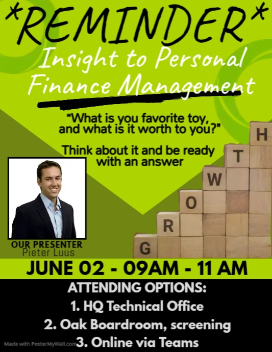 Copy of Personal Finance Workshop Flyer | PosterMyWall