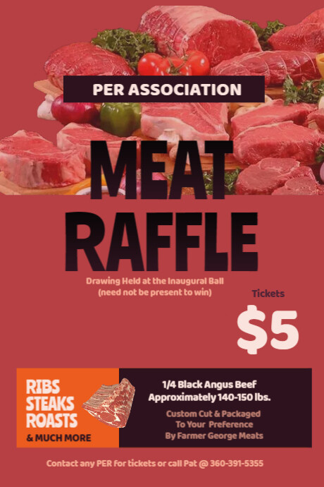 Meat Raffle Flyer | PosterMyWall