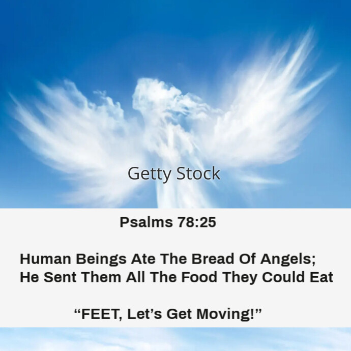 PSALMS 78:25 | PosterMyWall