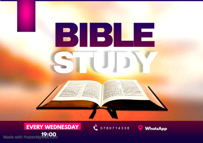 bible study | PosterMyWall