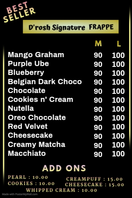 frappe | PosterMyWall