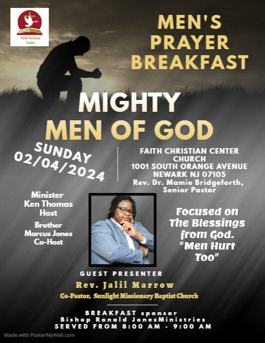 mens ministry church event | PosterMyWall