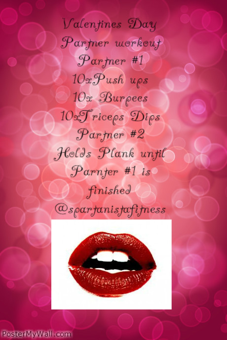 Copy of Valentines Day Partner Workout | PosterMyWall