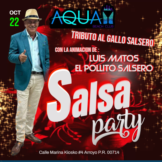 Salsa dance party (1) | PosterMyWall