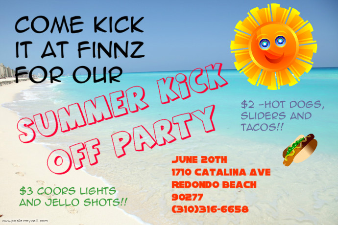 Summer kick off party | PosterMyWall