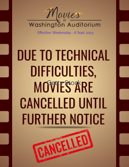 Movie - Cancelled | PosterMyWall