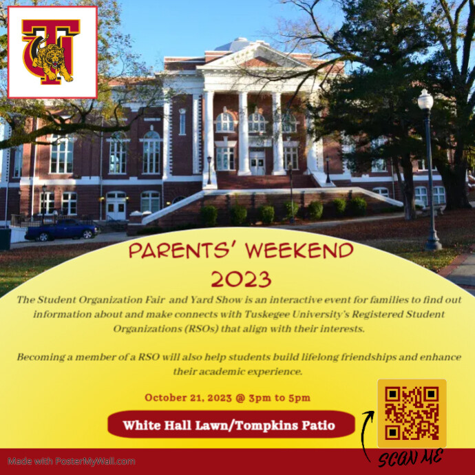 Parent's Weekend 2022 Organization Fair | PosterMyWall