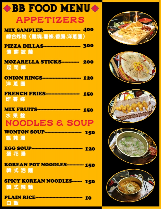 bb food 2 | PosterMyWall