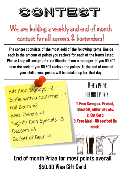 Restaurant Worker Contest Template | PosterMyWall