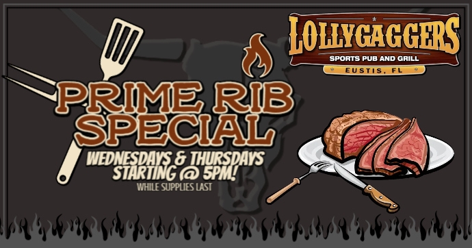 Copy of EUSTIS PRIME RIB | PosterMyWall