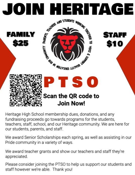 Copy of HHS PTSO Membership Flyer | PosterMyWall