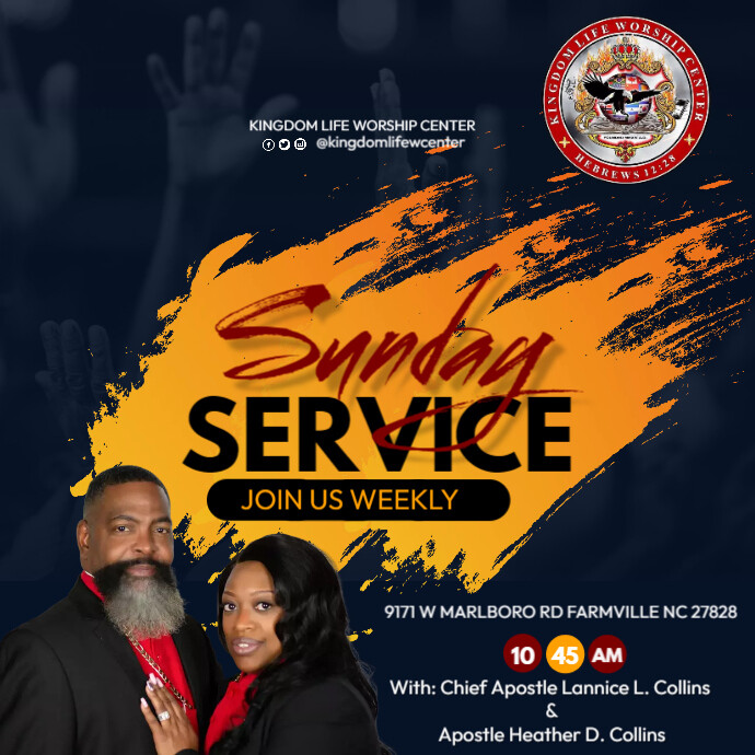 Copy of sunday service | PosterMyWall