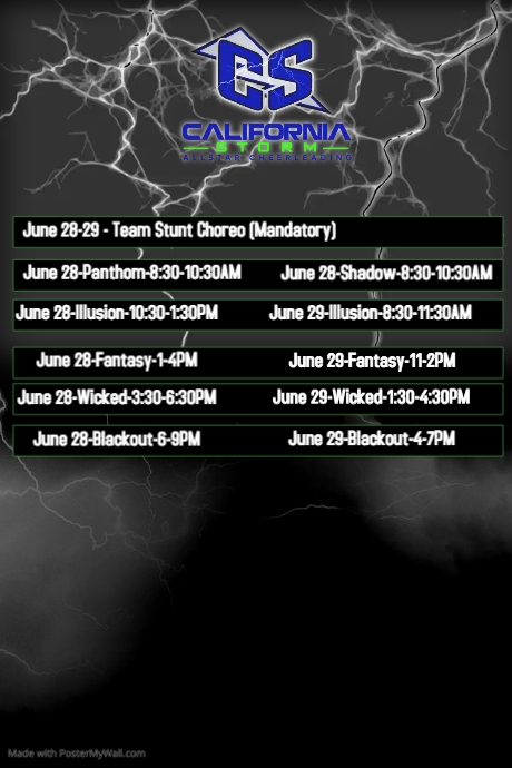 Copy of Storm night flyer template | PosterMyWall