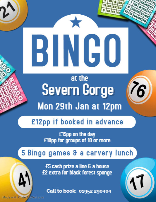 Bingo / Lotto Night Event Flyer Template | PosterMyWall