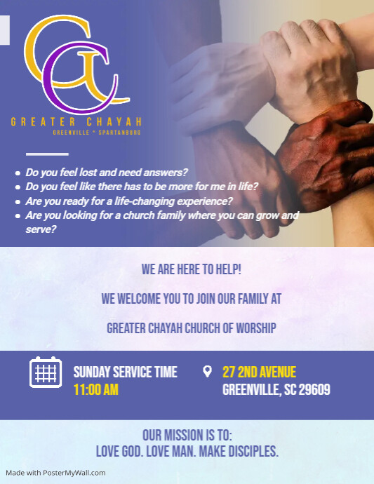 New Church Flyer | PosterMyWall