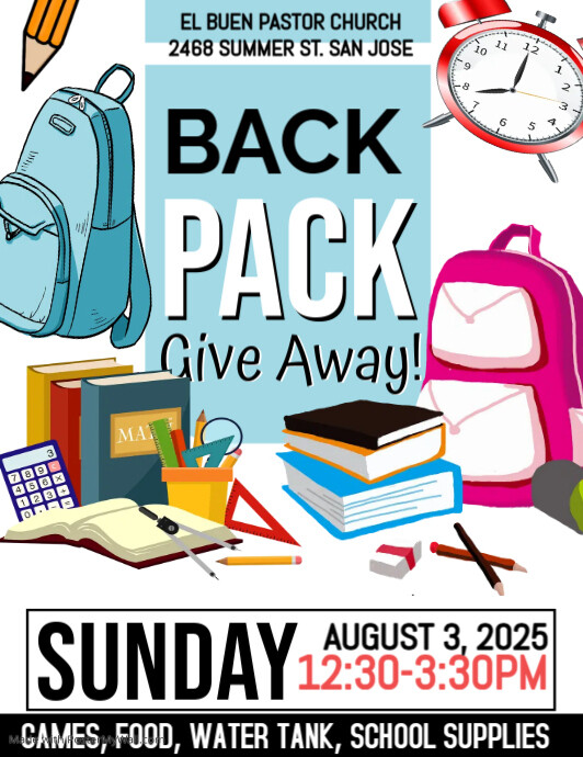 Book Pack Give Away Poster | PosterMyWall