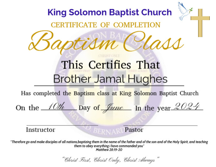 baptism card flyer template (2) | PosterMyWall