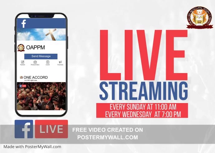 Live Streaming | PosterMyWall