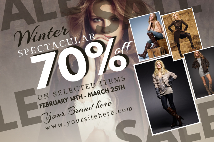 Clothing Retail Poster Template | PosterMyWall