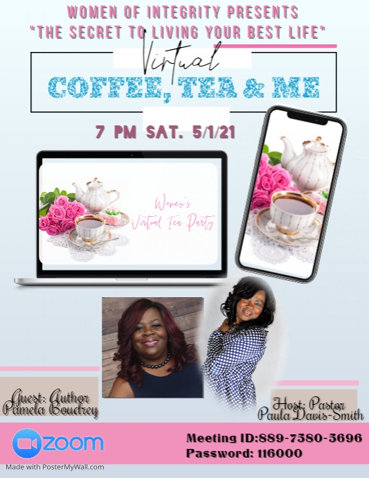 Copy of Copy of Virtual Tea Party | PosterMyWall