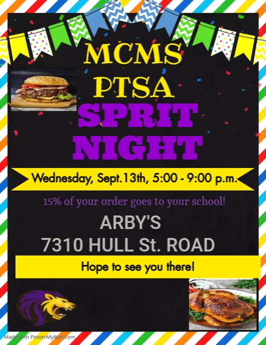 Copy of School Spirit Wear Fundraiser Flyer | PosterMyWall