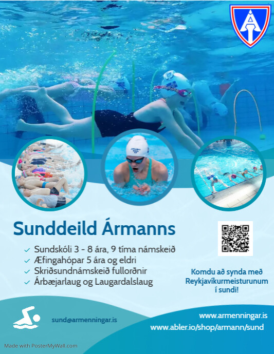 Copy of swimming lessons flyer advertising | PosterMyWall
