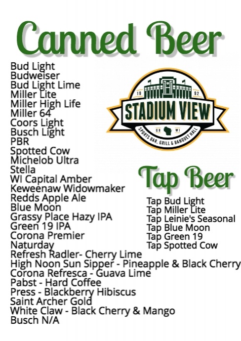 BEER GARDEN/ROOFTOP CANNED BEER | PosterMyWall