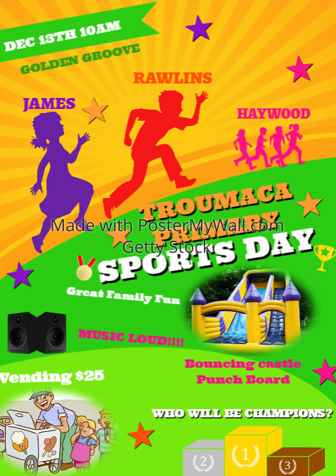 KIDS MINI-MARATHON POSTER | PosterMyWall