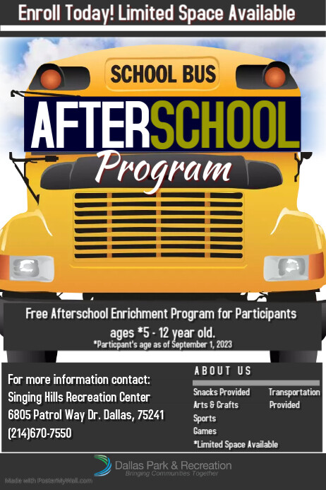 Copy of After school program | PosterMyWall