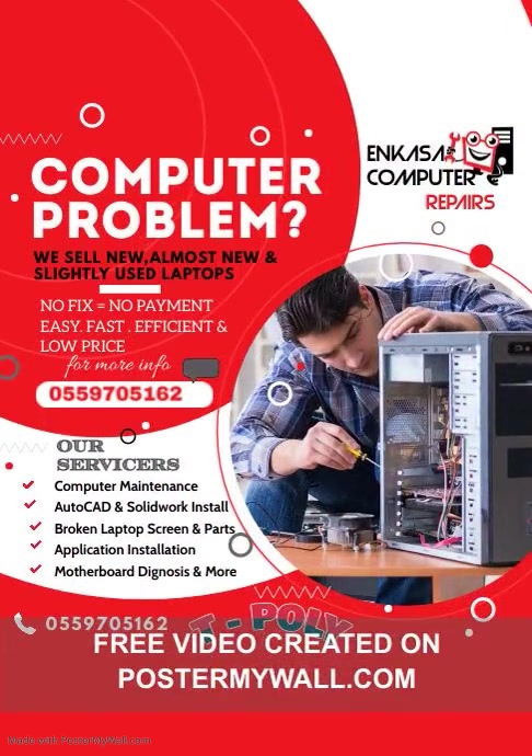 Computer Repair Social Media Post (2) | PosterMyWall