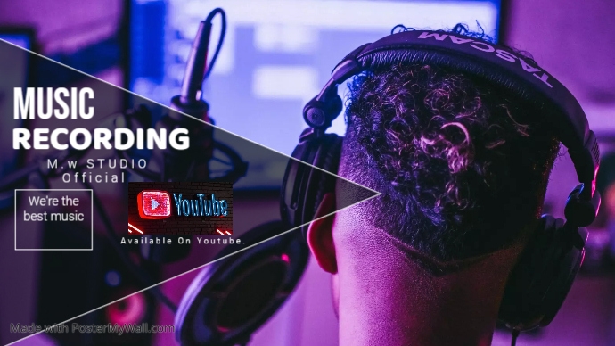 Music Recording Studio Flyer | PosterMyWall