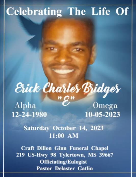 Obituary celebration of life funeral program | PosterMyWall
